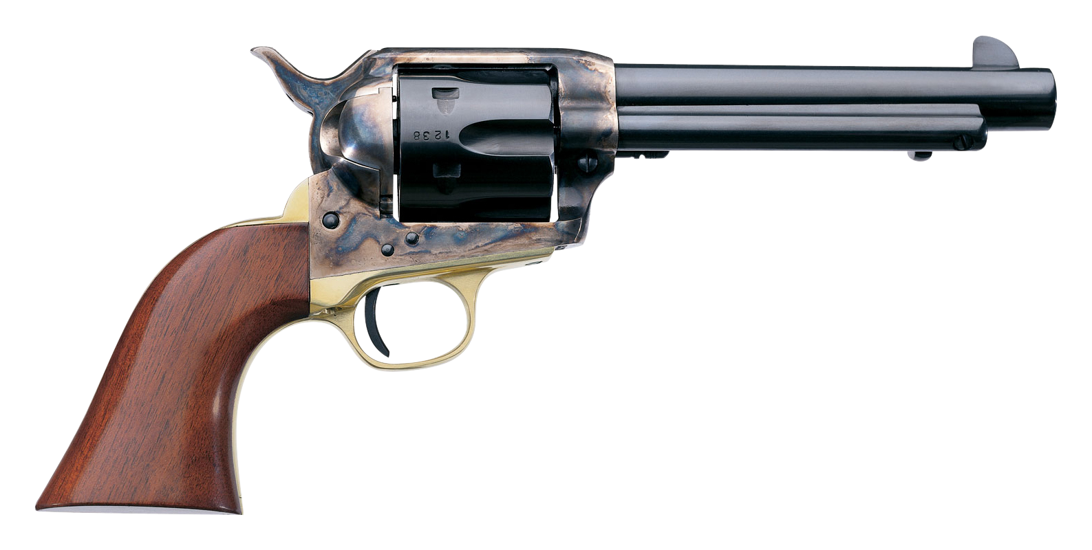 Uberti 1873 Cattleman Single-Action Revolver with Brass Grip Frame ...